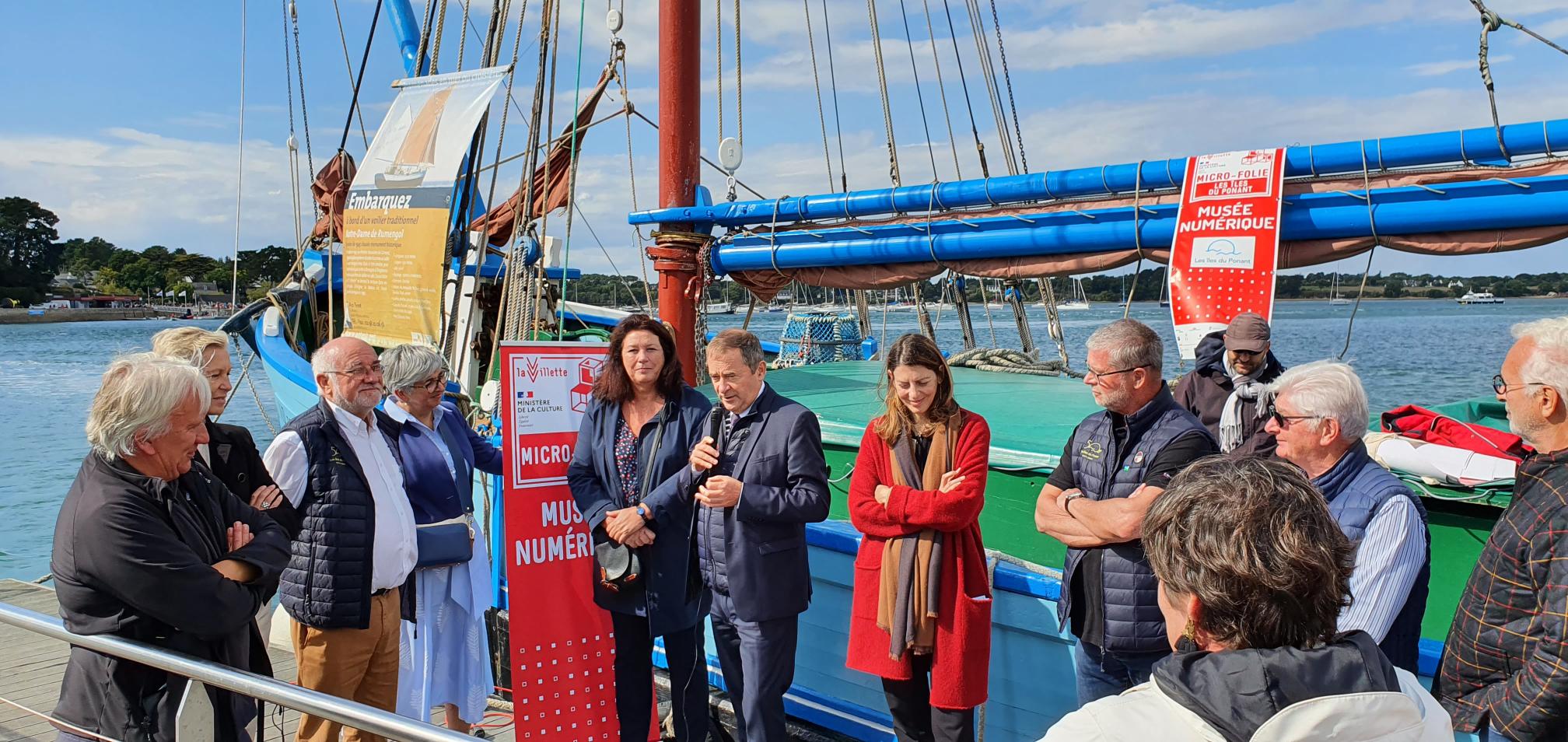 Inauguration à l’île aux Moines de la micro-Folie itinérante des îles ...